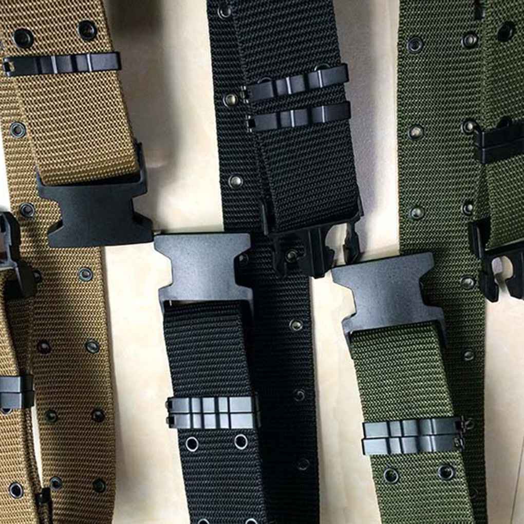 Men Military Tactical Belt Adjustable Waistband for Outdoor Climbing ...
