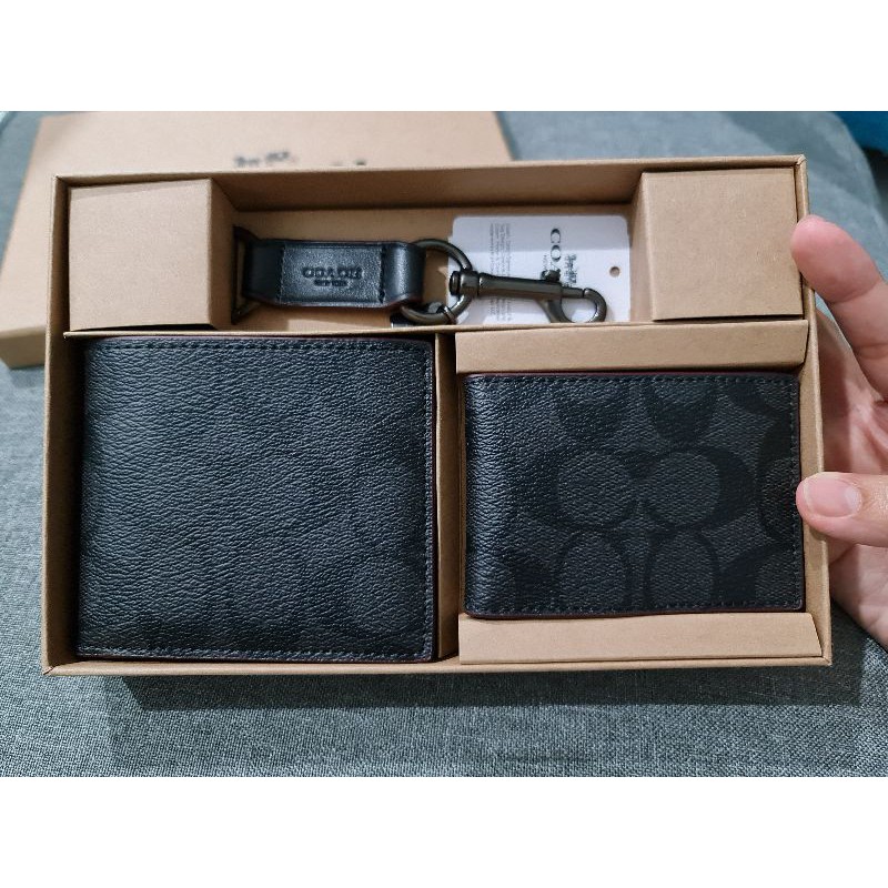 COACH WALLET 3IN1 GIFT SET ORIGINAL | Shopee Malaysia