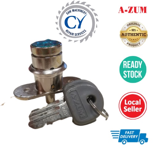 A-Zum Quality Push Lock Tekan Drawer Cabinet Cupboard Locker 27mm Kunci ...