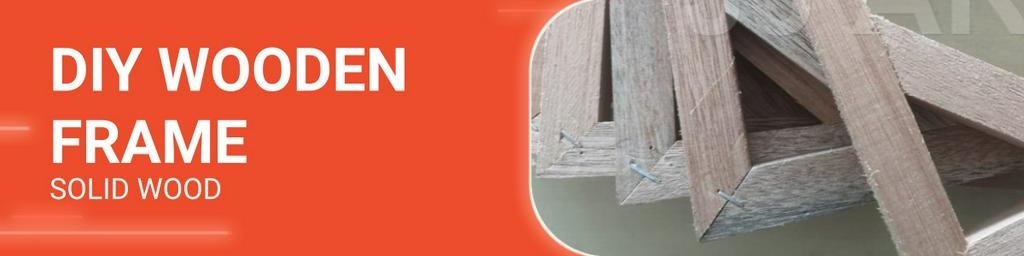 (BIG Size) Wooden Frame / Canvas Frame - Solid Wood - XL Size - DIY ...