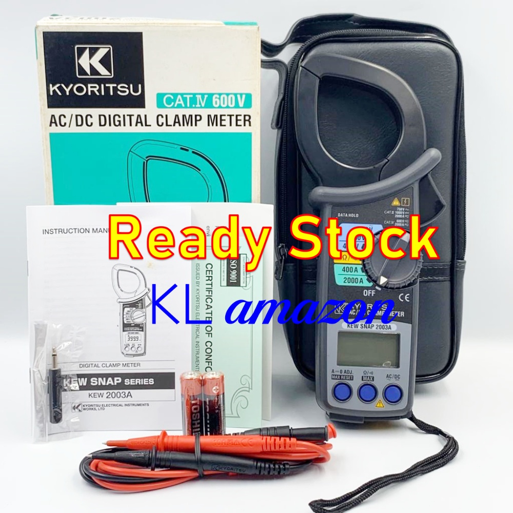 (ACCEPT URGENT ORDER!) Kyoritsu 2003a AC / DC Digital Clamp Meter Brand ...
