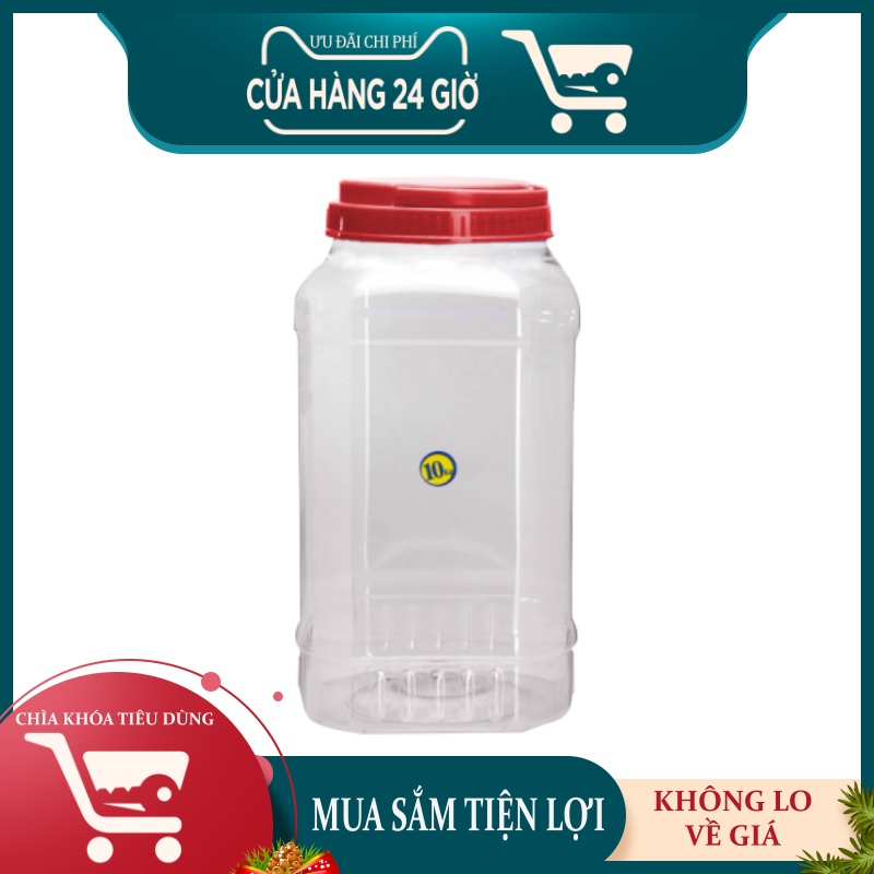 Vt octagonal plastic jar | Shopee Malaysia