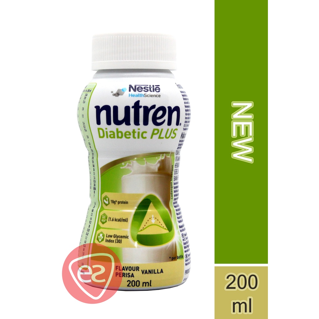 Nutren Diabetic Plus Liquid Vanilla Flavour Ready-To-Drink (RTD) 200ml ...