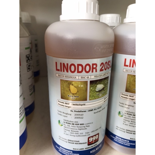 Linodor 20SL /Insecticide / Racun Serangga / Imidacloprid / 杀虫剂 1L ...