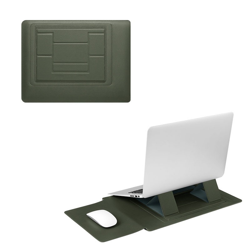 BUBM Laptop Stand Bag Pouch Leather Sleeve Waterproof With Holder ...