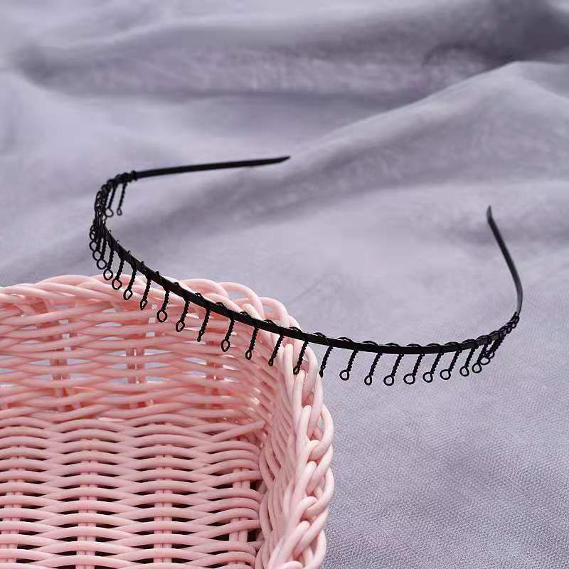 [ READY STOCK ] ( 1 PCS ) ( BLACK COLOUR ) Fashion Hair Hoop Metal ...