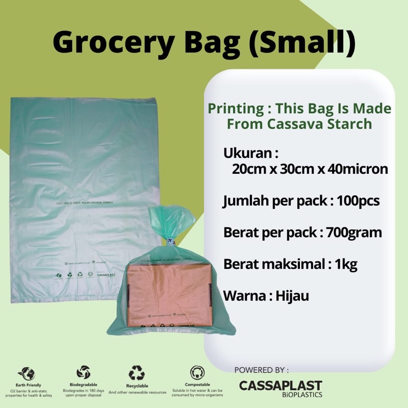 Grocery Small Shopping Bag Eco Friendly Cassava Bag Cassava Printing ...
