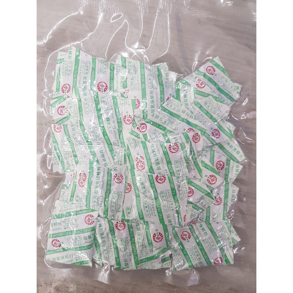 Penyerap Oksigen Oxygen Absorber 100cc Oxygen Absorber Food Grade 食品干燥剂 ...