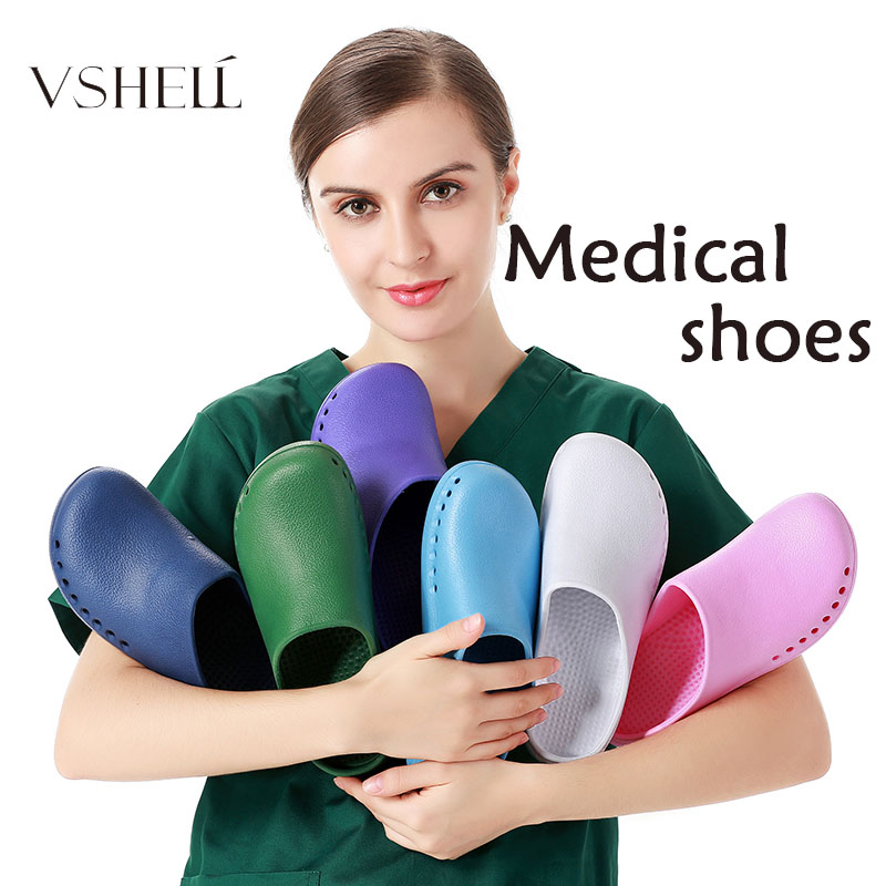 [VSHELL]Surgical Shoes Operating Room Slippers Anti-slip Bag Head Care ...