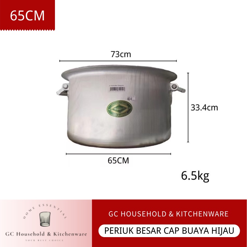 READY STOCK!! SAIZ 55CM-95CM/ PERIUK CAP BUAYA HIJAU/PERIUK CATERING ...