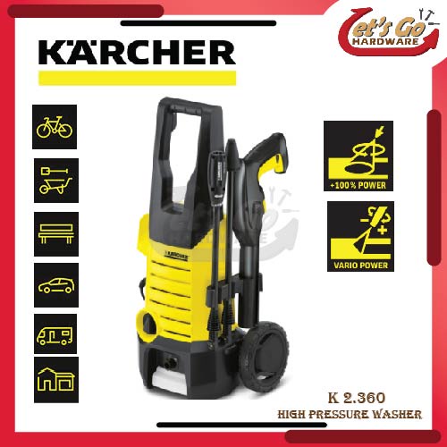Karcher K2.360 High Pressure Washer (120 Bar) | Shopee Malaysia