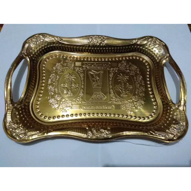 Arabic Tray Gold Color Small Size Regular Quality | Shopee Malaysia