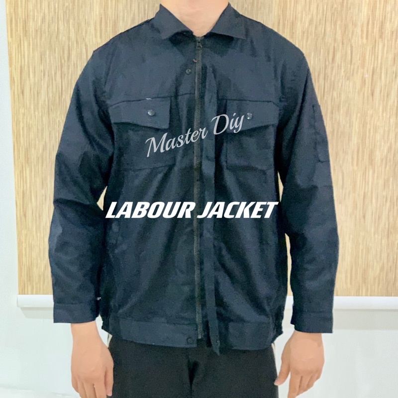 ‼️READY STOCK‼️CONTRACTOR LABOUR JACKET / BAJU KERJA WELDER WELDING ...