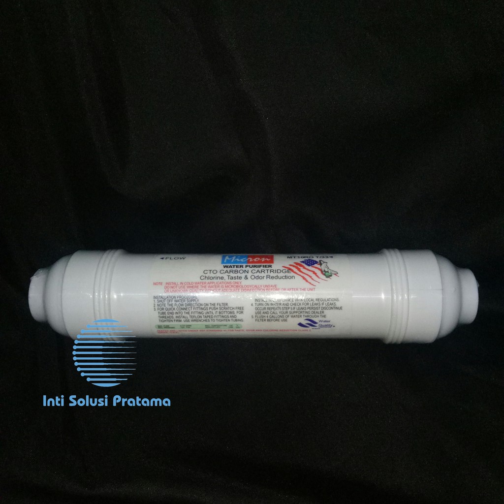 Micron Reverse Osmosis Post Carbon RO Small Water Filter 2 inch T/33 ...