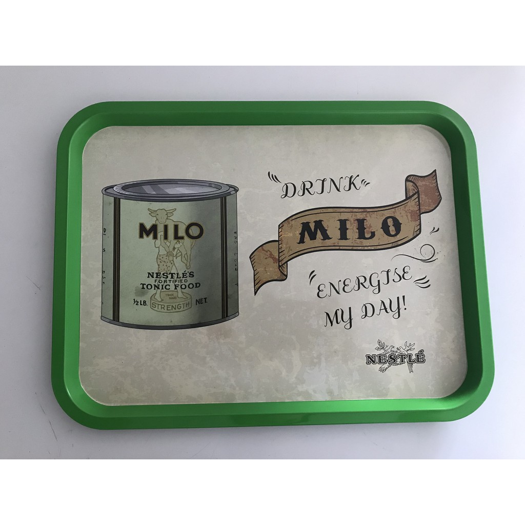Limited Edition Nestle Milo Metal Tray | Shopee Malaysia