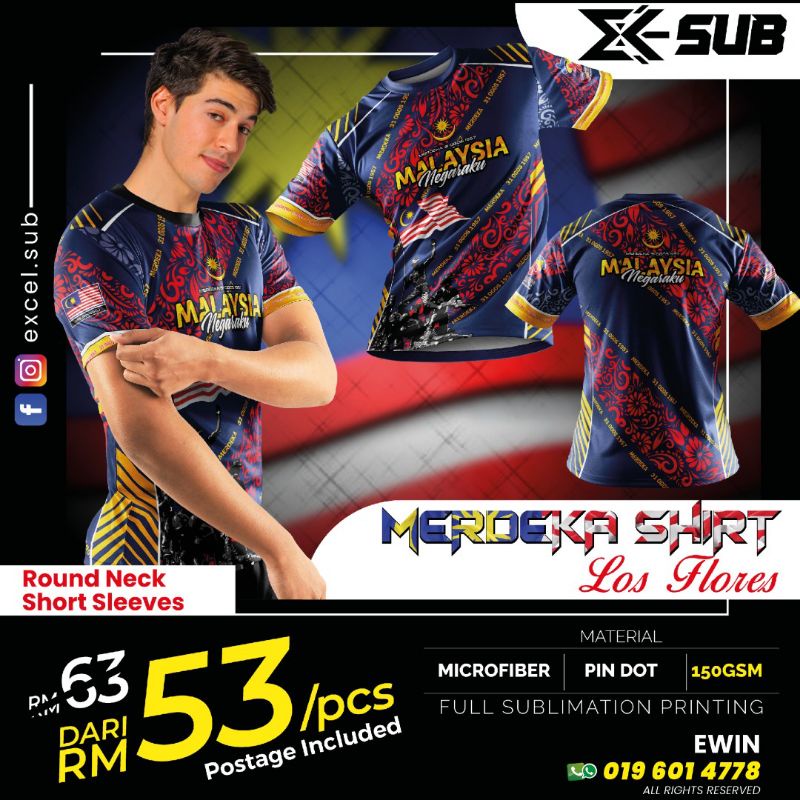 Baju Edisi Merdeka 2022 | Shopee Malaysia