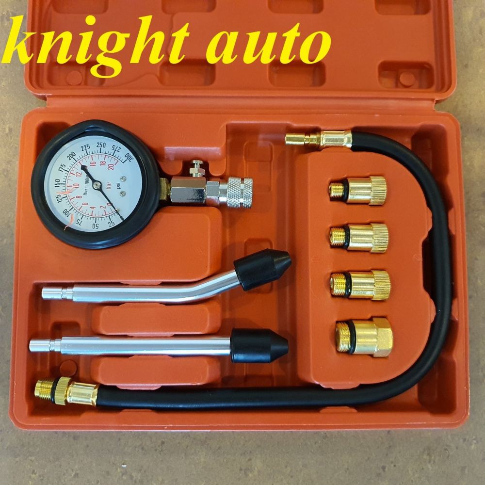Petrol Engine Compression Tester Test Kit Gauge Car Motorcycle ID36293 ...
