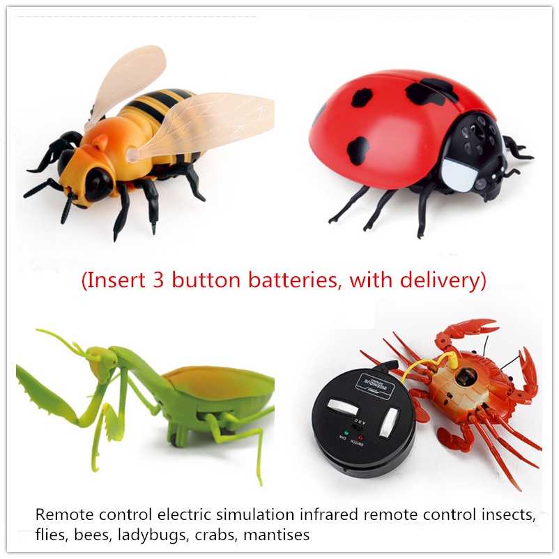 Remote control electronic simulation infrared remote control insects ...