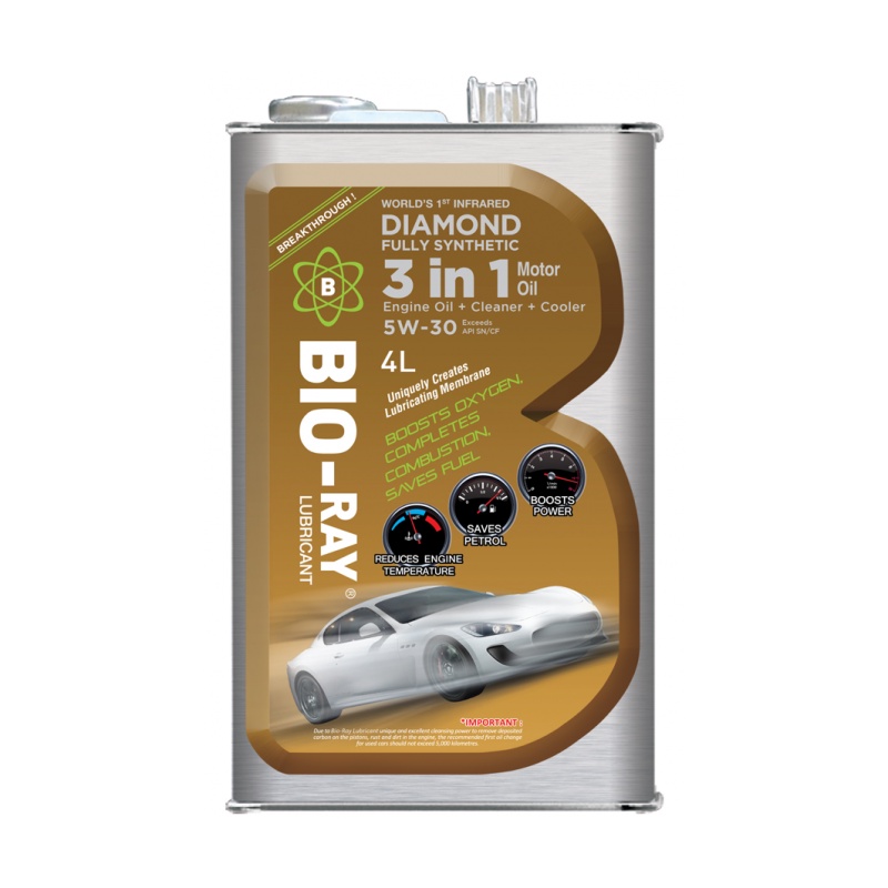 BIO-RAY Diamond Fully Synthetic 5W-30 4L Engine Oil | Shopee Malaysia
