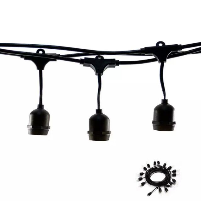 Outdoor waterproof E27 Holder with cable with Bulbs | Shopee Malaysia