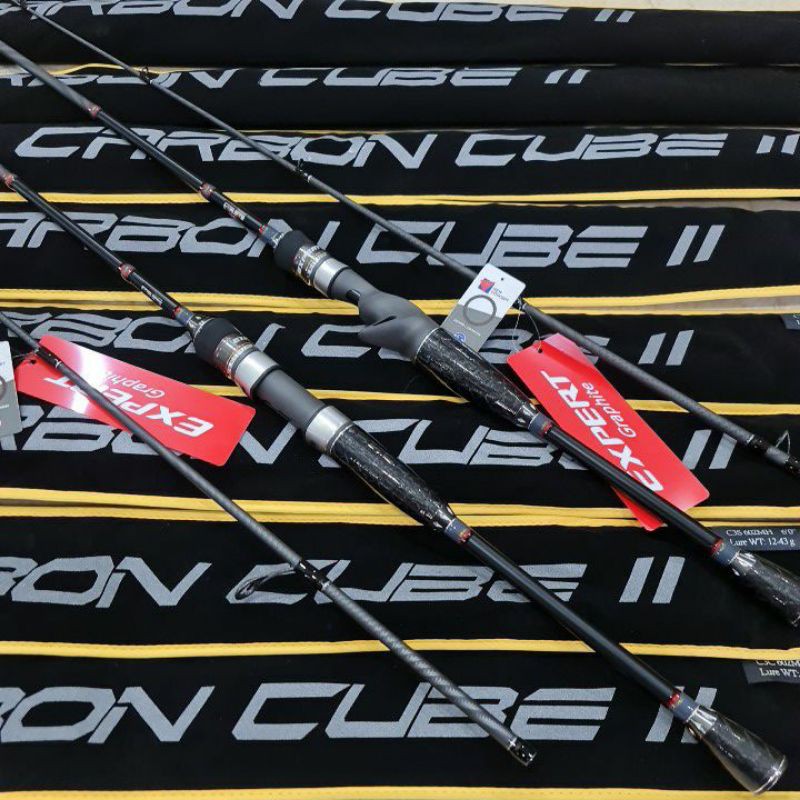2021 New EXPERT ROD Carbon Cube ll Spinning & Casting rod | Shopee Malaysia