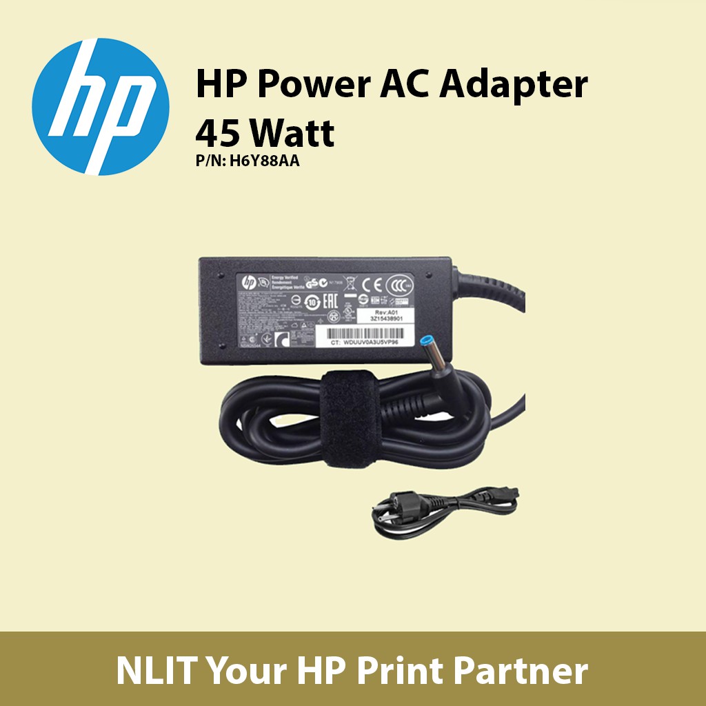 HP 45W Smart AC Adapter (H6Y88AA) | Shopee Malaysia