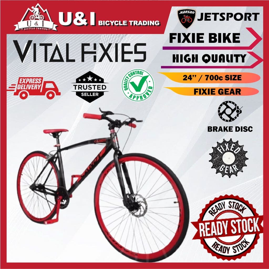 Basikal Fixie Bike Saiz 20 24 700C / 20" 24" 700C Fixie / 20" 24" 700C ...