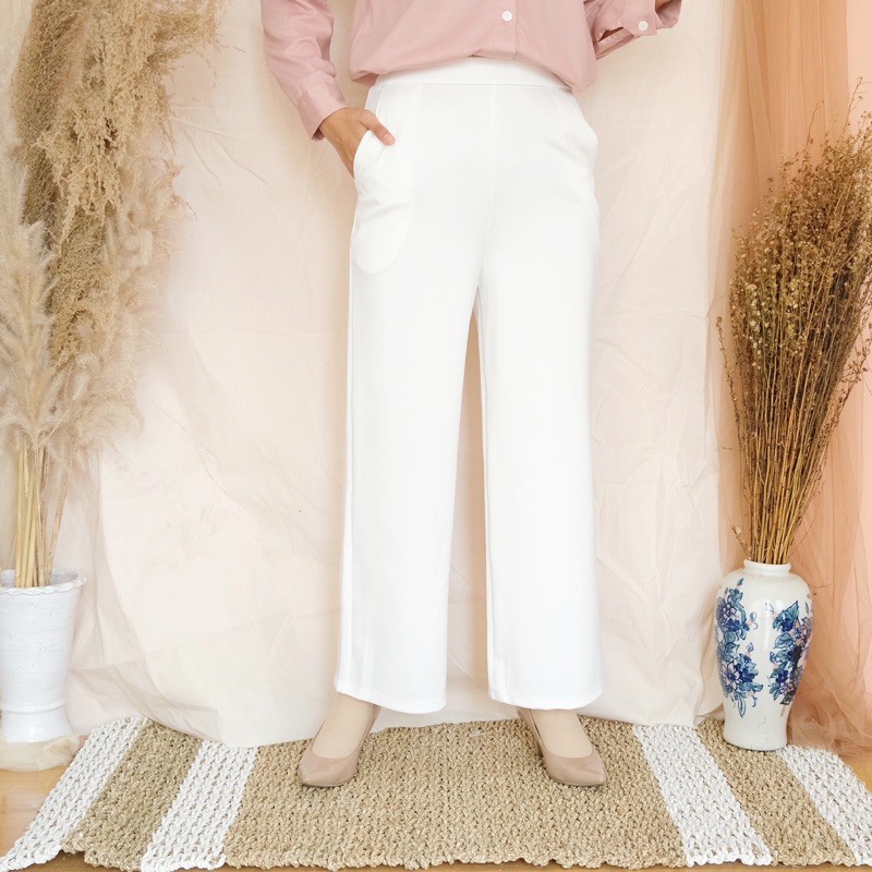 Larise Women's HIGHWIST SCUBA Culottes | Shopee Malaysia