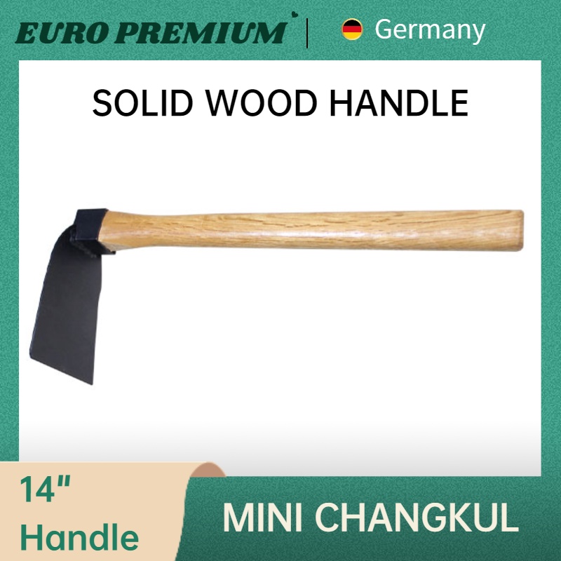 14" Garden Mini Hoe With Wooden Handle / Kayu Handle Cangkul Mini ...