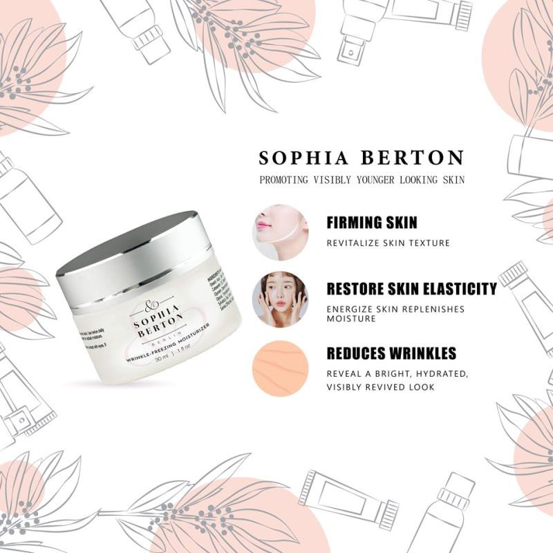 Sophia Berton Cream Premium Wrinkle Freezing Moisturizer Improvement and with Anti Aging 1oz 30ml Shopee Malaysia