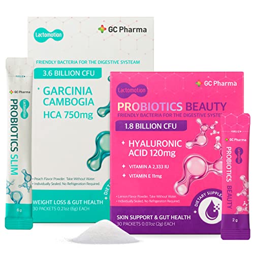 GC Pharma Probiotics Beauty (30 Count) & Garcinia Cambogia (30 Count ...