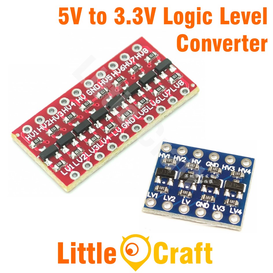 4 Ch 8 Channel 5V to 3.3V or 3.3V to 5V Logic Level Converter Bi ...