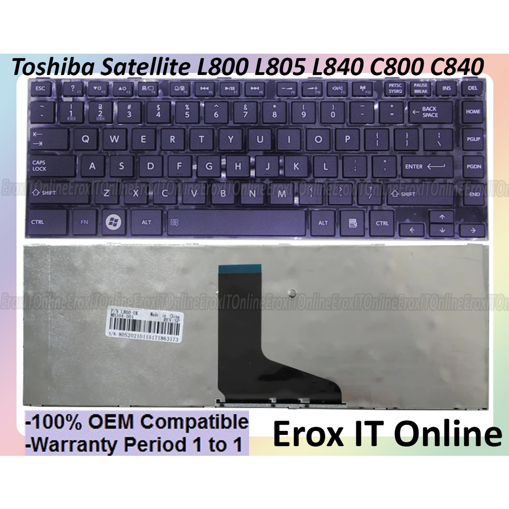 Toshiba Satellite L800 L805 L830 L845 L845D L750 L515 L850 C805 C835 ...