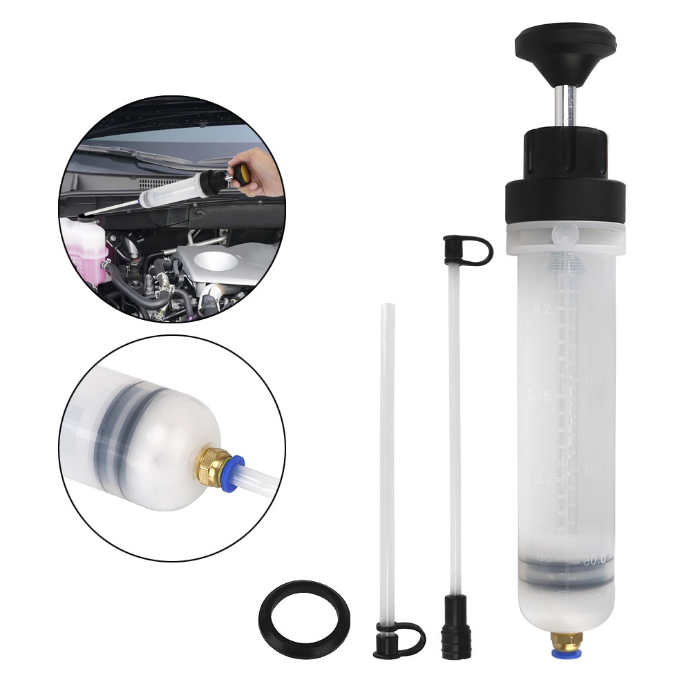 Car Oil Fluid Extractor Filling Syringe Transfer Bottle Manual Oil ...