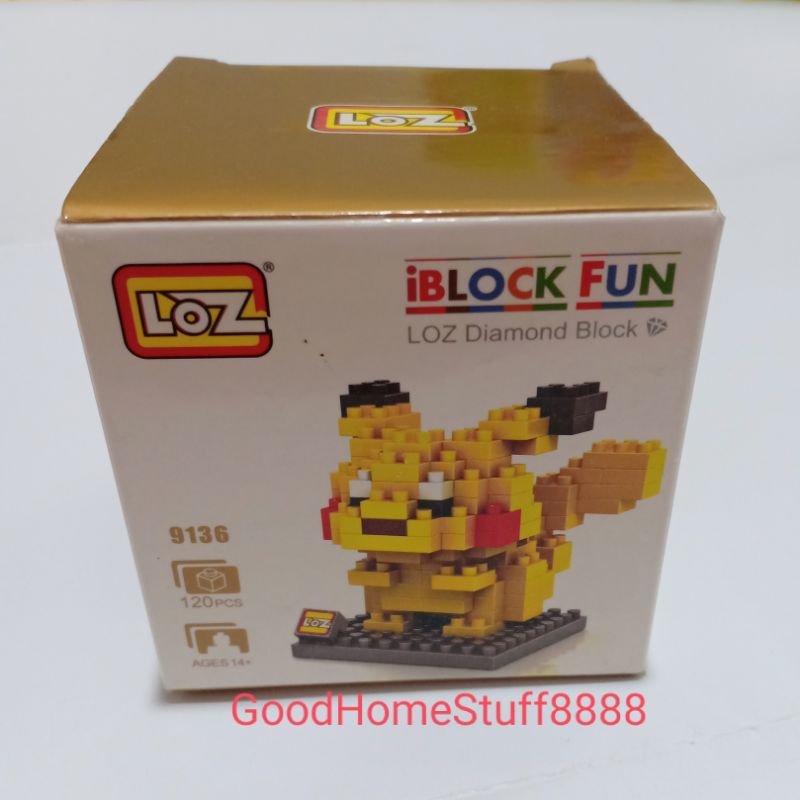 Diamond Block LOZ Pokemon Pikachu Nano blocks | Shopee Malaysia