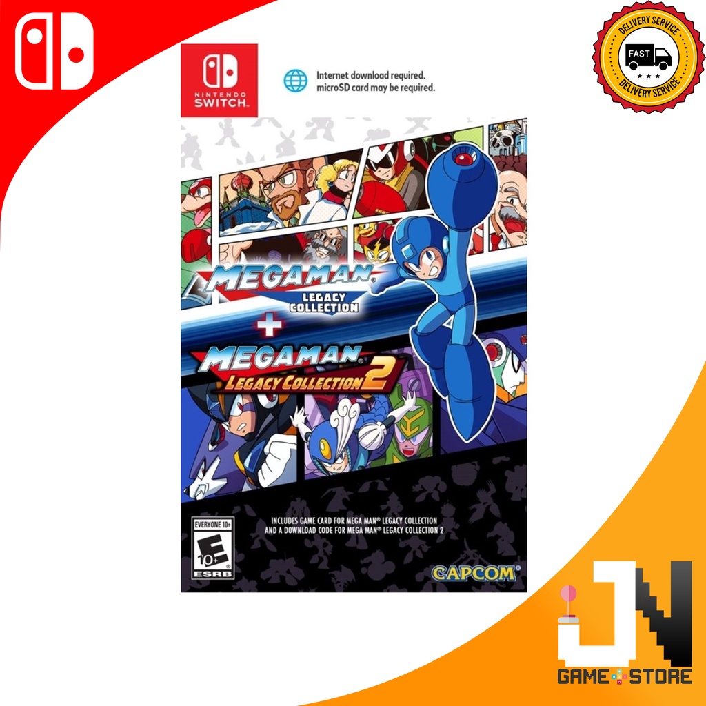 Nintendo Switch Mega Man Legacy Collection 1+2 (English)(New) | Shopee ...