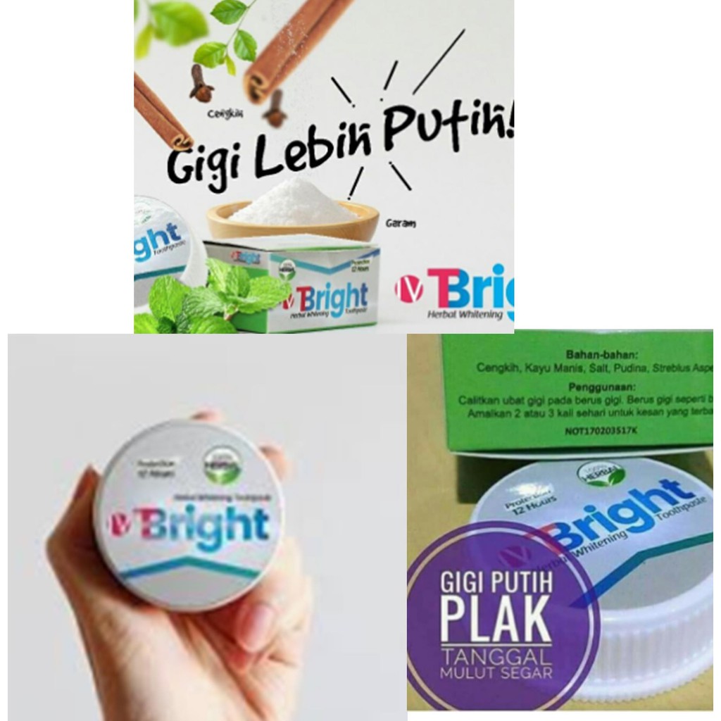 free gift putih gigi herba whitening gusi sihat ubat karang gigi nafas berbau gigi kuning ...