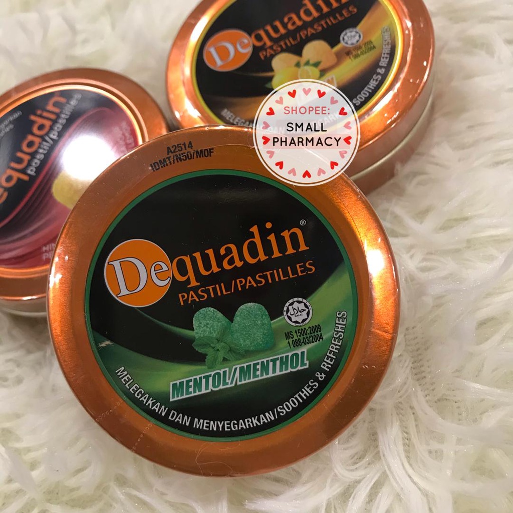 Dequadin Pastilles Menthol 013762 / Lemon / Himalayan Salt & Lemon ...