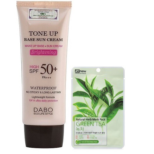 NEW MODEL - Korean DABO Tone Up ALOE VERA Whitening Sunscreen (70ml ...