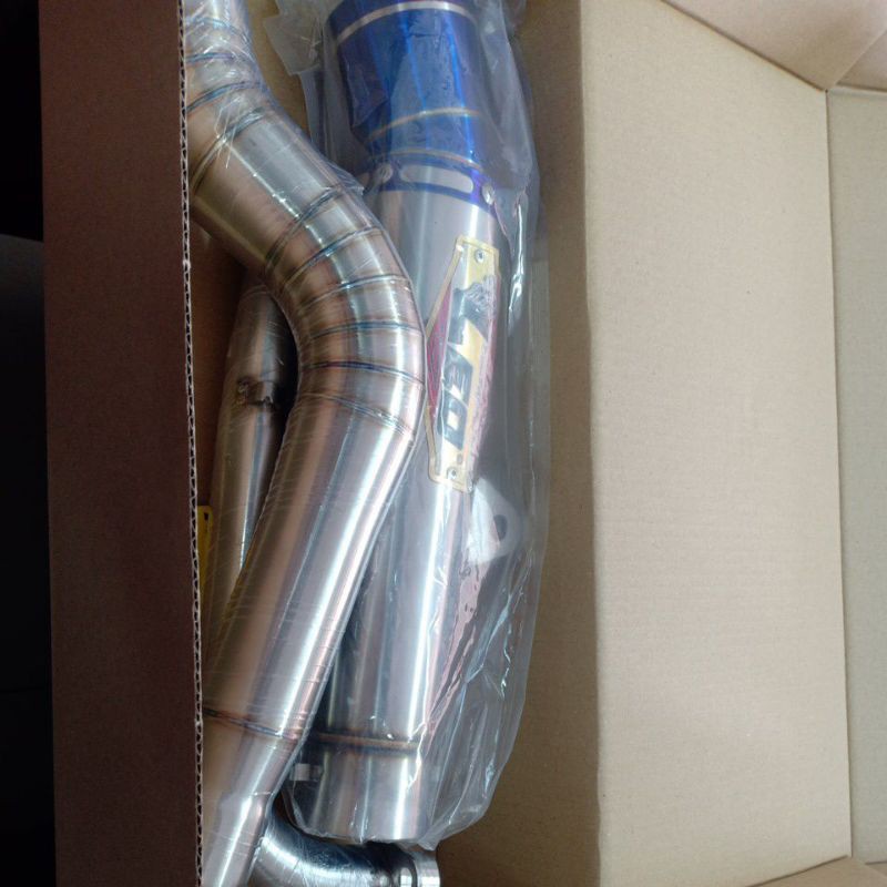 Exhaust open SRL110 32mm brand leo | Shopee Malaysia