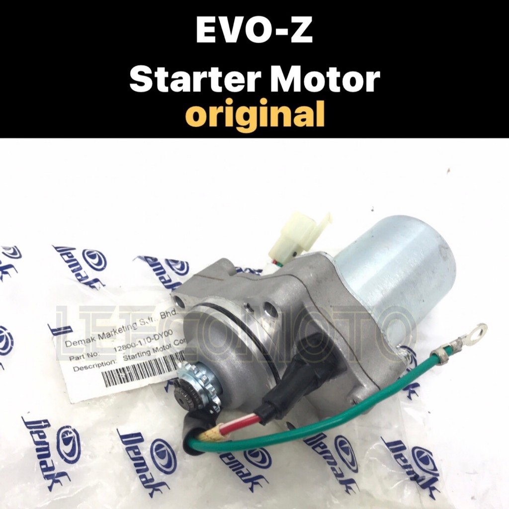 DEMAK EVO-Z STARTER MOTOR - ORIGINAL 12800-110-DY00 -SAMA GN5 / EVOZ ...