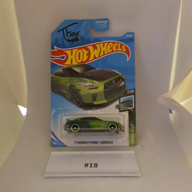 HOT WHEELS GREEN 17 NISSAN GT-R R35 - GUACZILLA | Shopee Malaysia
