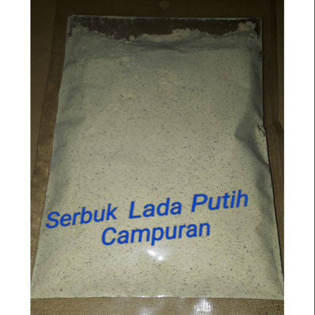 White Pepper Powder 200g (Serbuk Lada Putih Campuran 200g) | Shopee ...