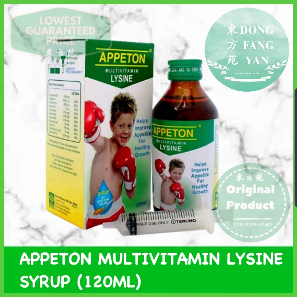 Appeton Multivitamin Lysine Syrup (120ml)EXP:06/2025 | Shopee Malaysia