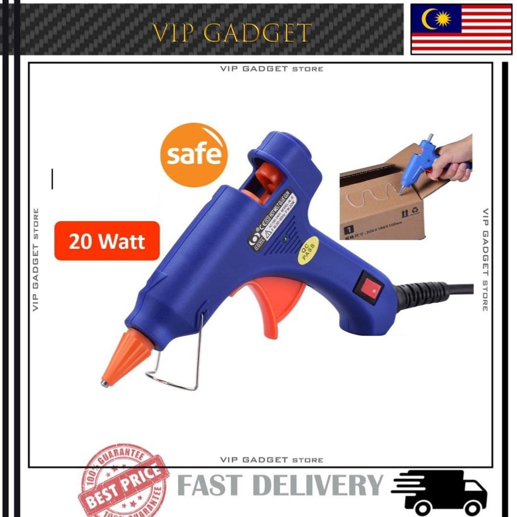 Ship in 24Hrs!! Hot Glue Gun Silicone Adhesive Melt Glue Gun Glue Stick ...