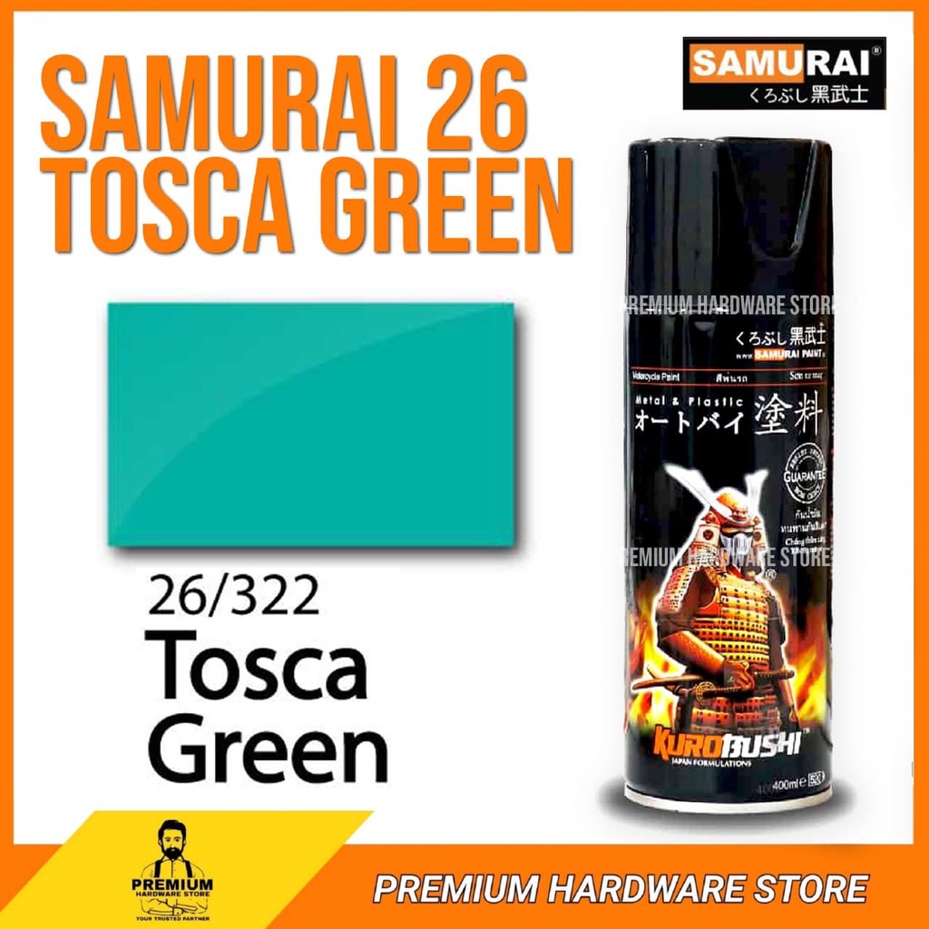 Samurai 26 Tosca Green Standard Spray 400ml | Shopee Malaysia