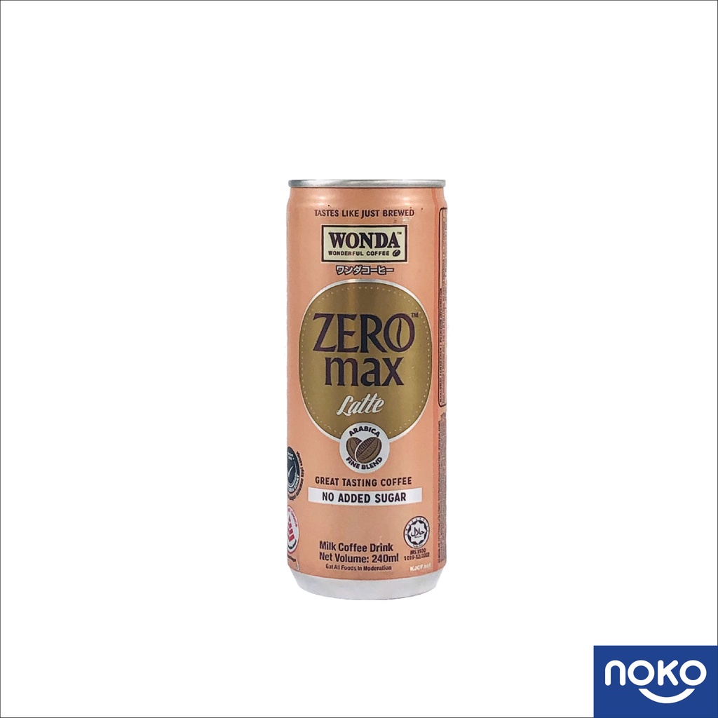 Wonda Zero Max Latte (240ml) | Shopee Malaysia