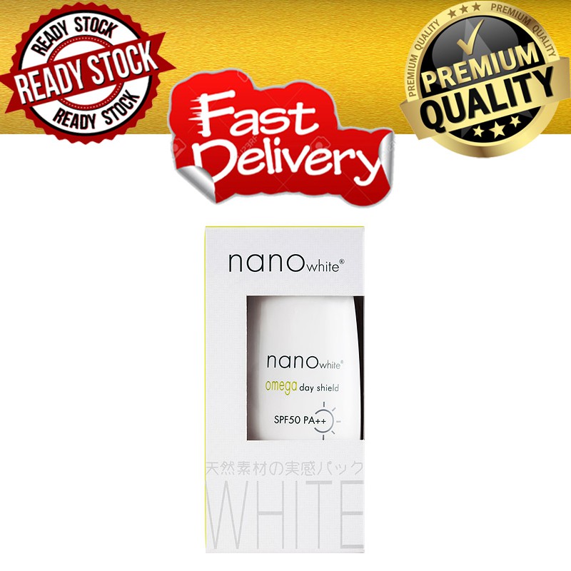 Nano White Omega Day Shield SPF50 PA++ 35ml Halal Product Formula Japan ...