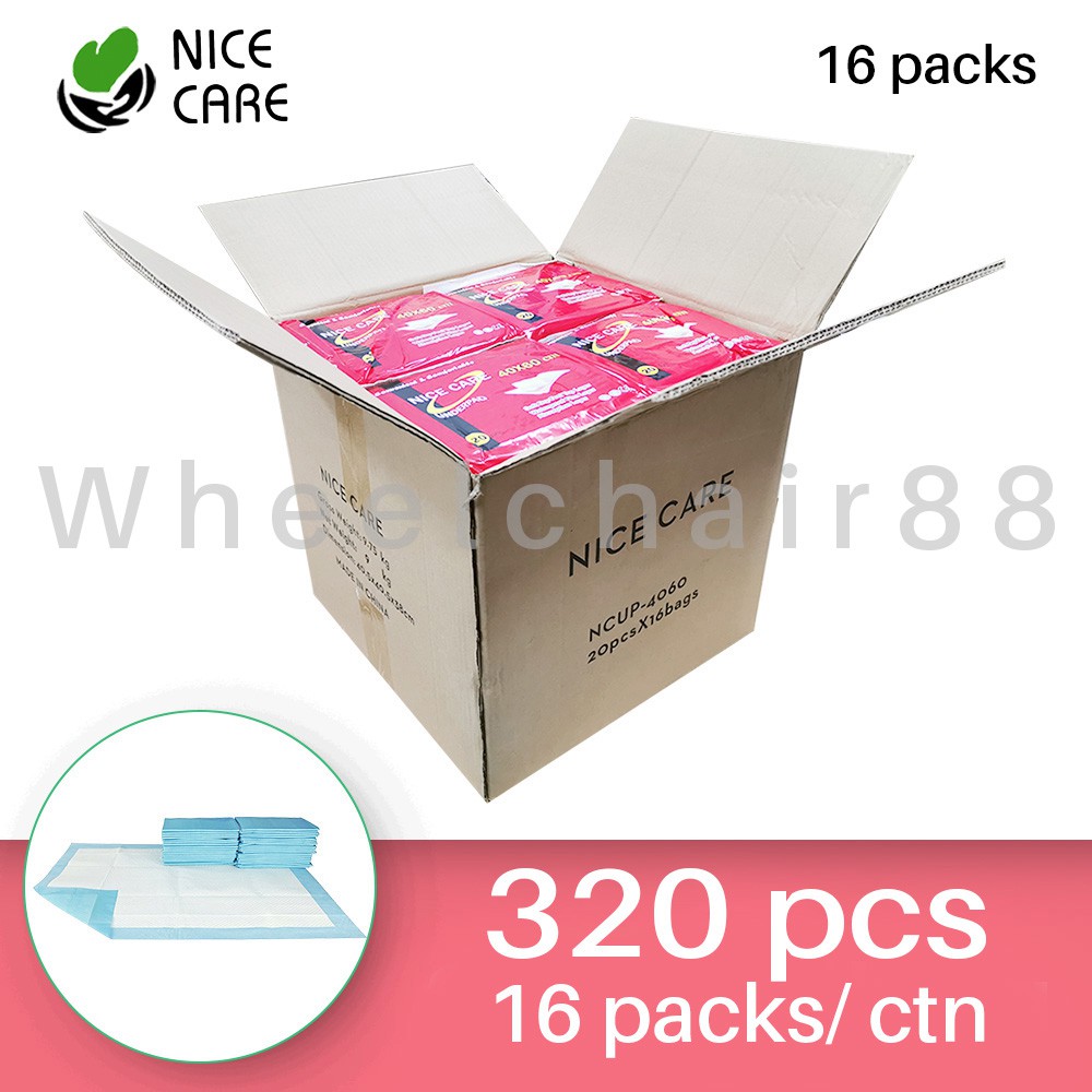 Underpads 40cmx60cm - Thick Absorption Layer, Dry Contact Layer ...