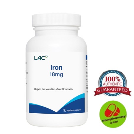 LAC Iron 18mg (90's) | Shopee Malaysia